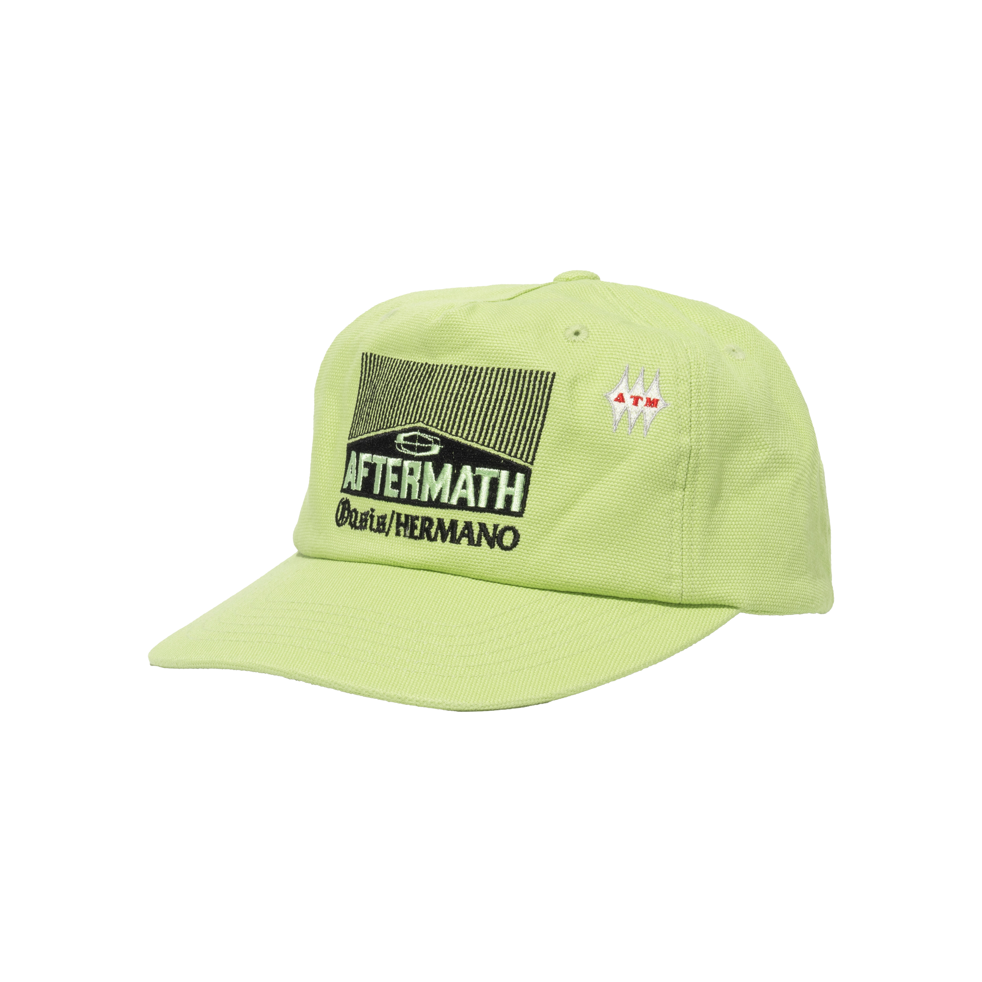 CIGAR 5 PANEL BALL CAP (LIME)