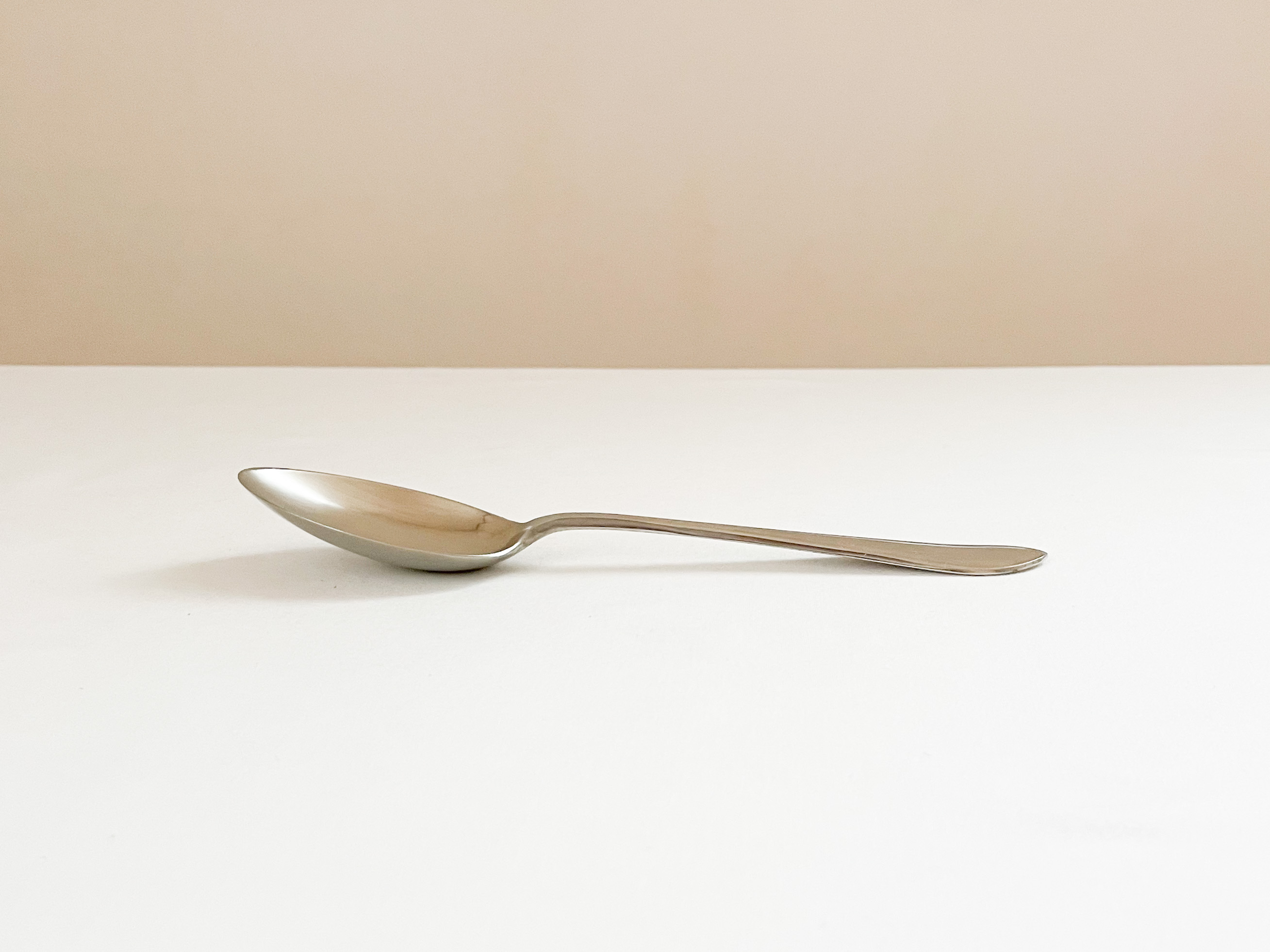 1950s english silver plated dessert spoon