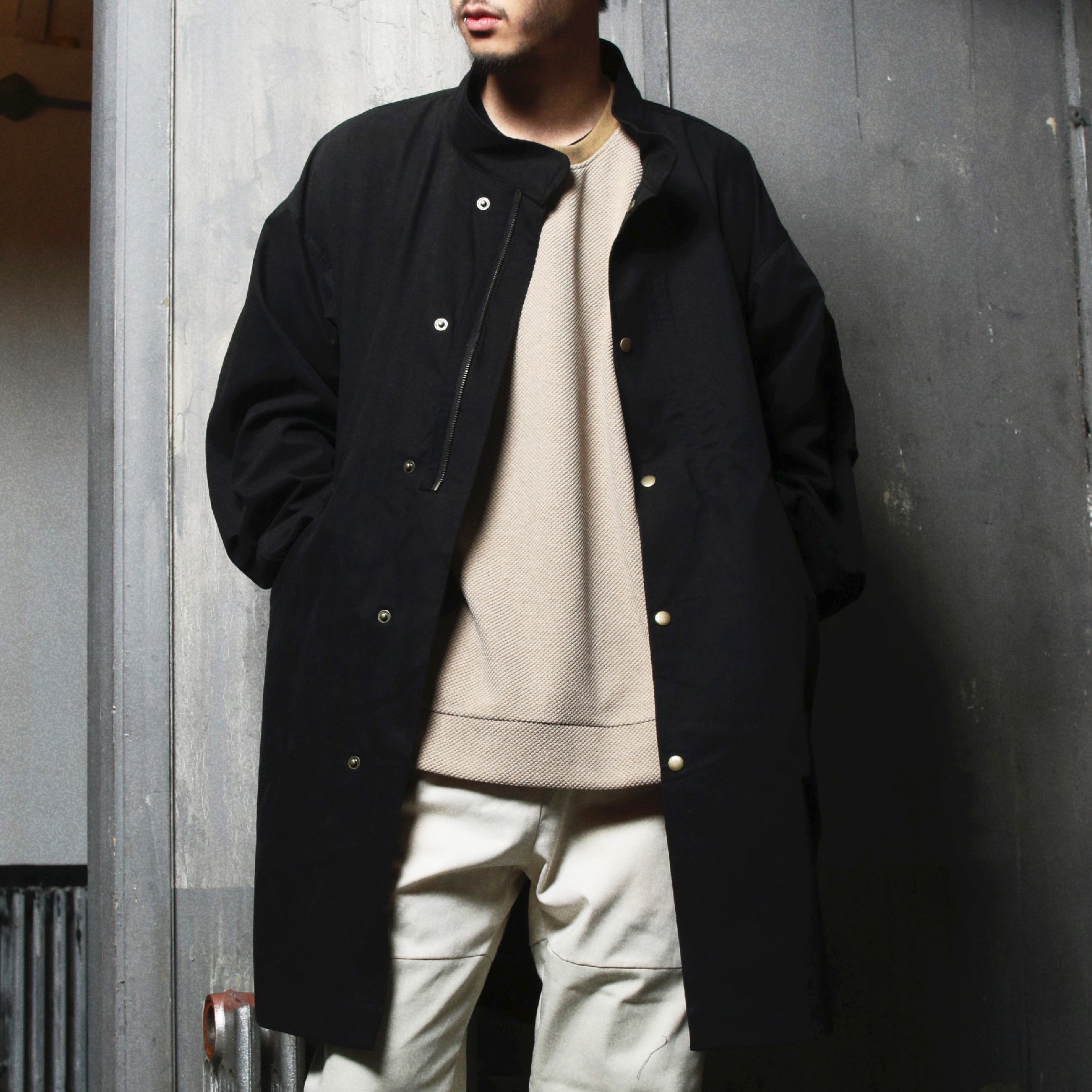 Black m65 fishtail parka