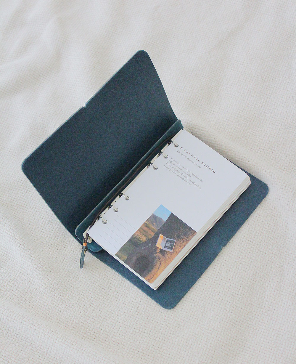 Classic Sea blue diary