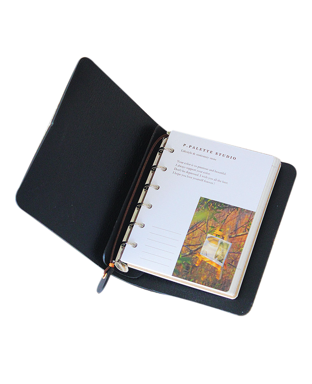 Mini black diary