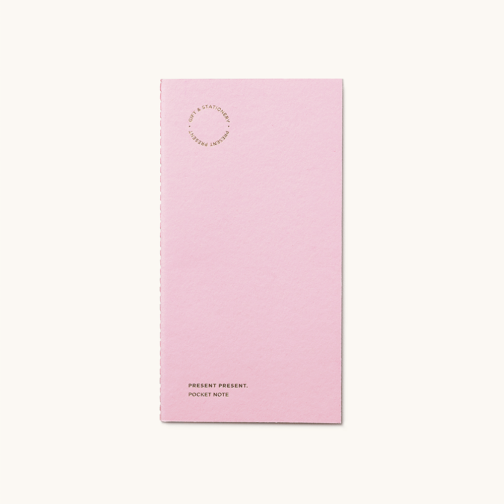 POCKET NOTEBOOK (SLIM) _ PINK