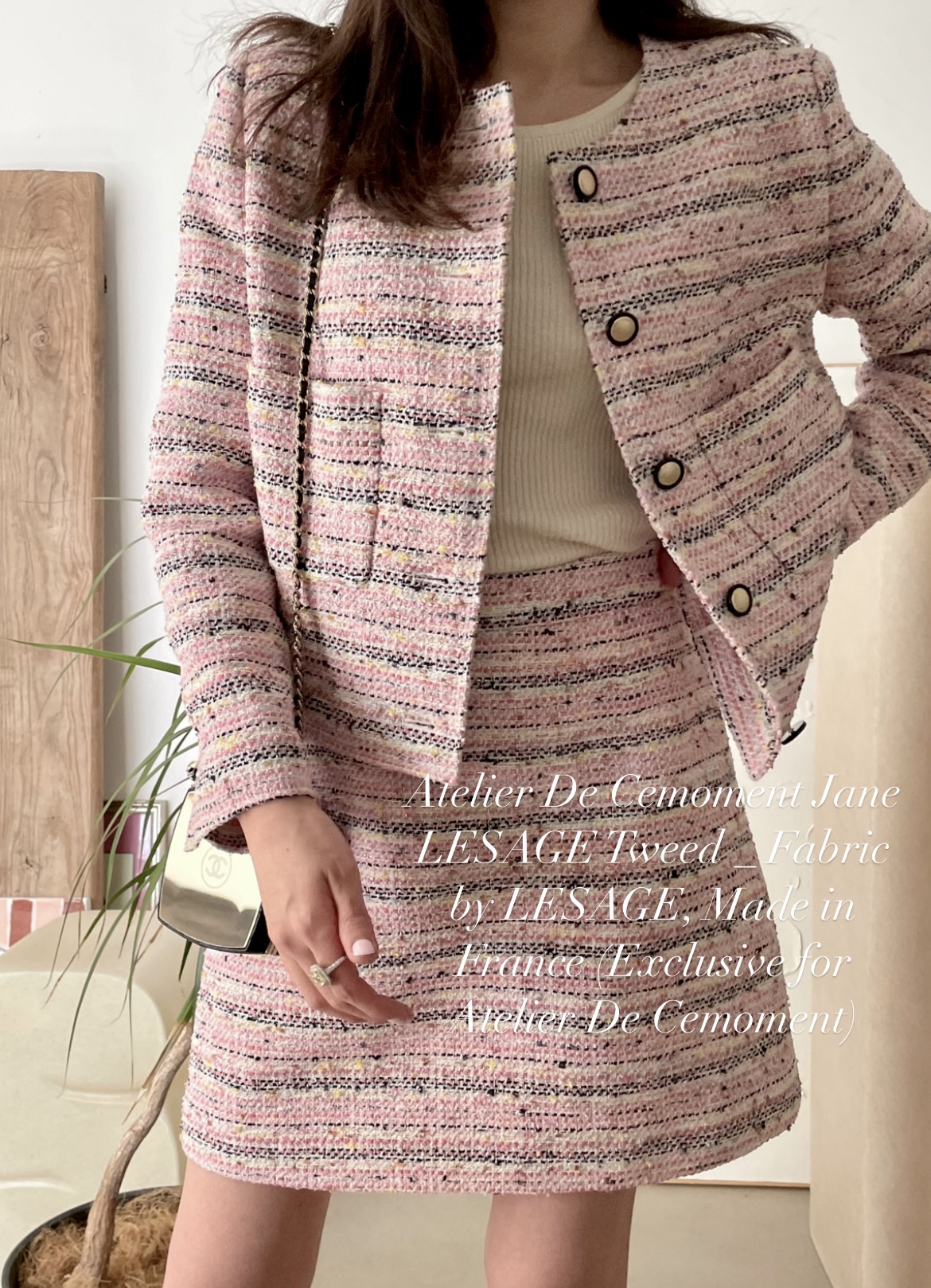 Atelier De Cemoment Jane LESAGE Tweed Jacket _ Fabric by LESAGE, Made ...