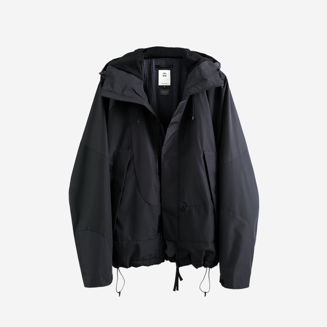 (02.03 PM6:00) shell jumper - black (obs)