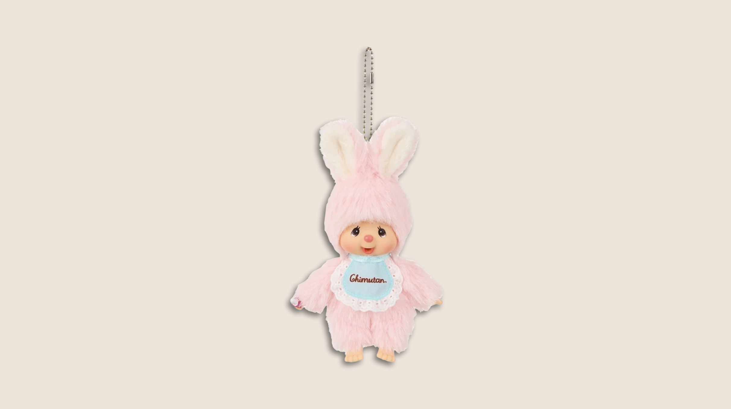 [Monchhichi] Chimutan Pink Keyring