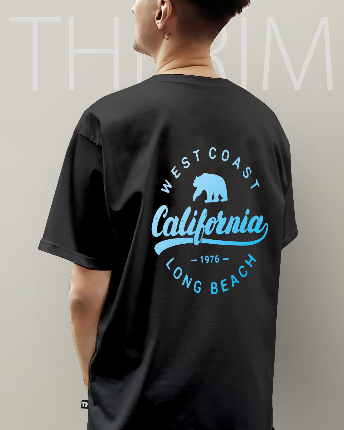 CT117/오버핏-면티14수/블랙