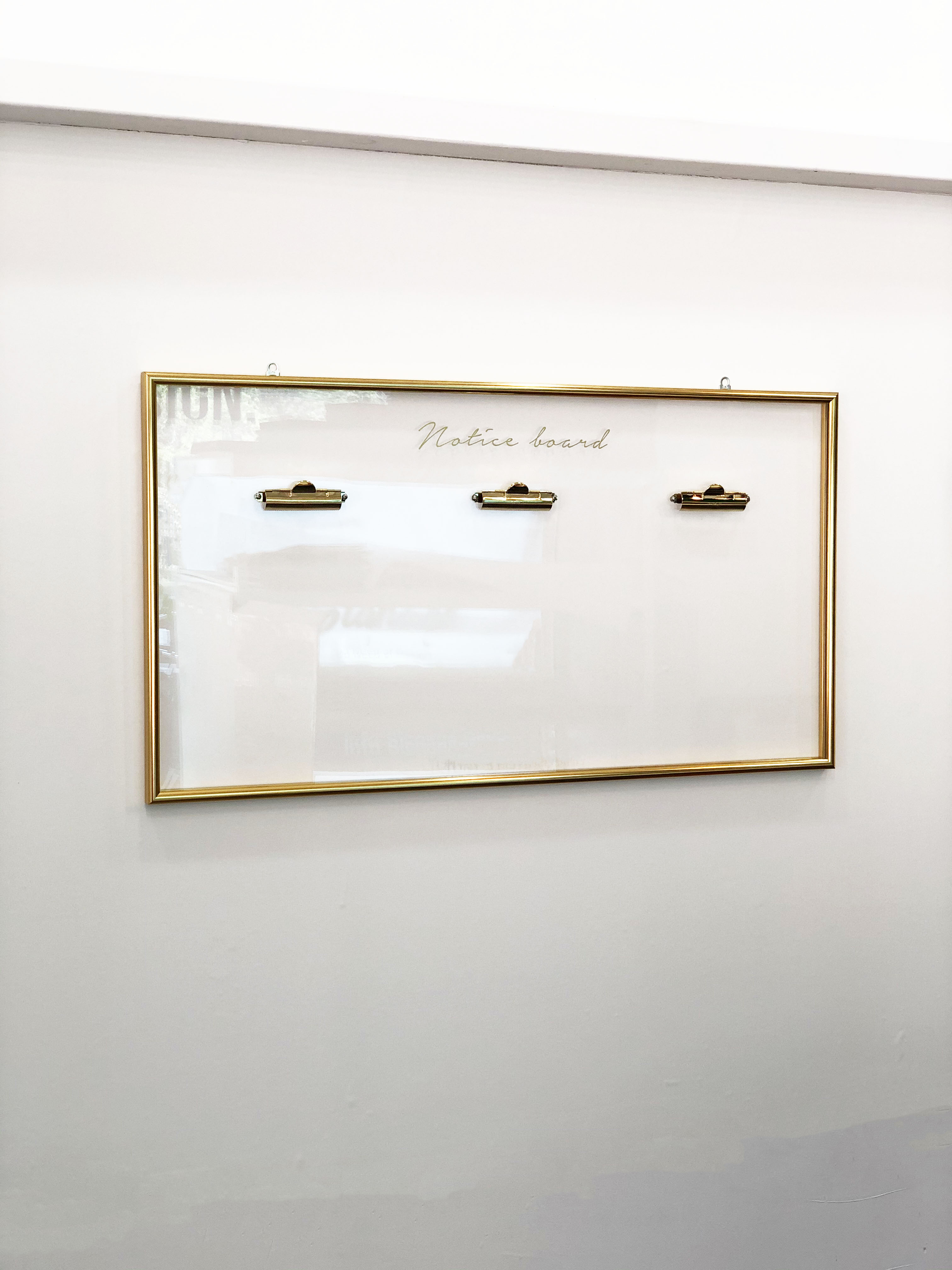 Gold Clear Notice Board(3~6)