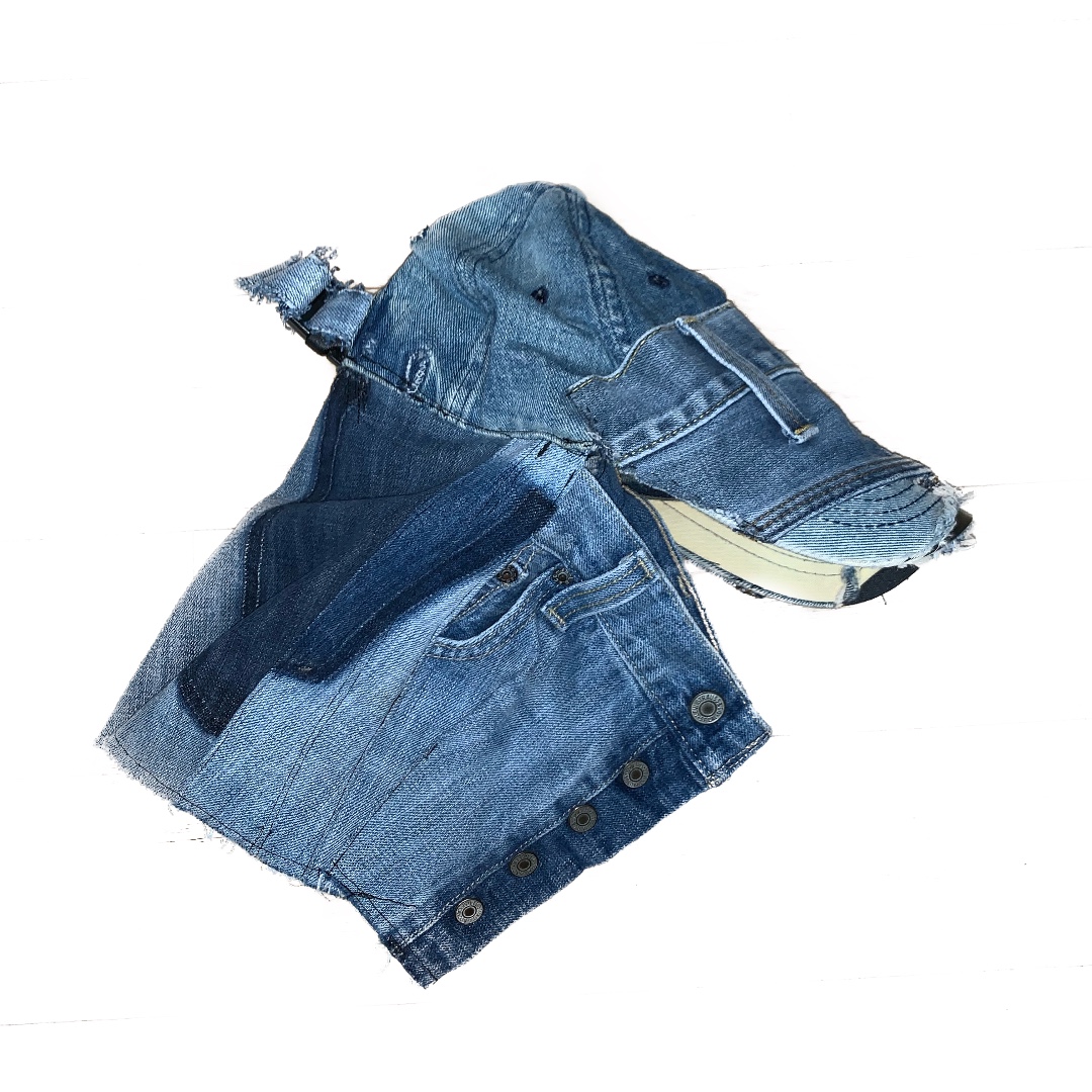 remake custom denim desert cap CT0002