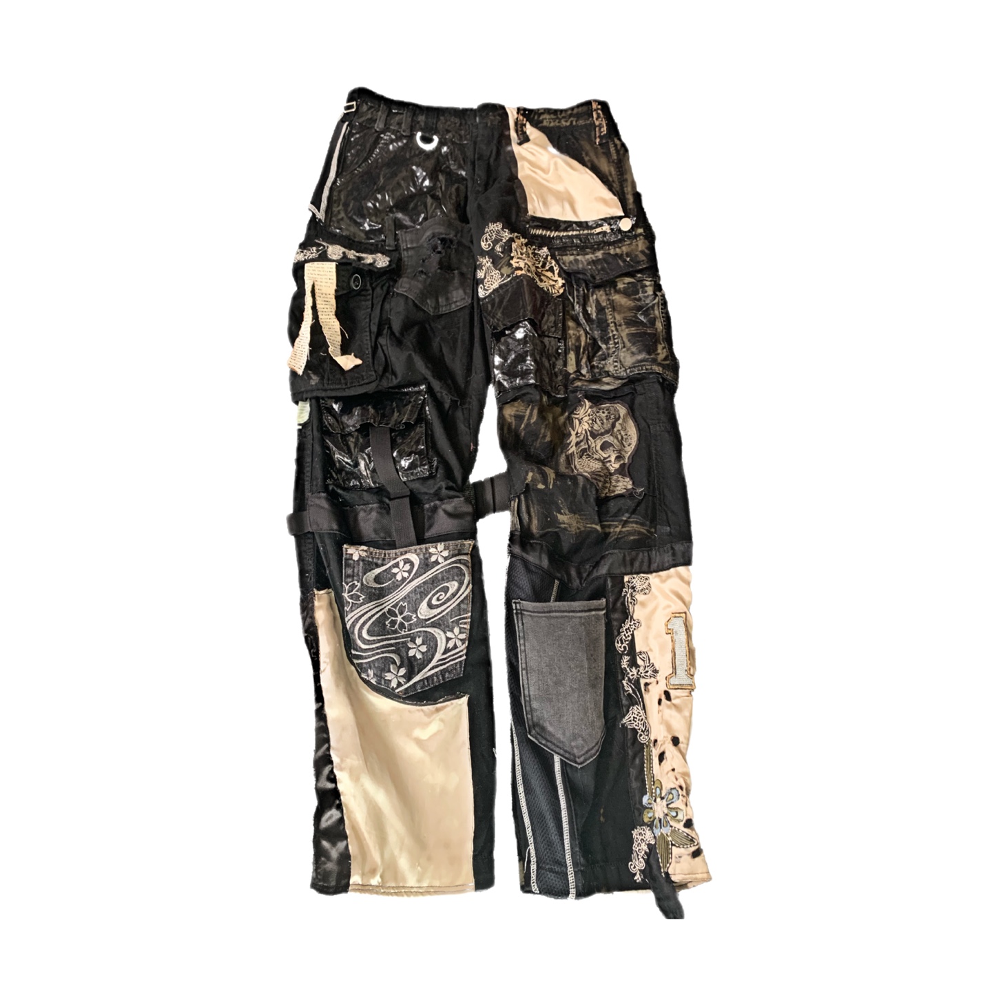 Funk punk patchwork jeans AP0016