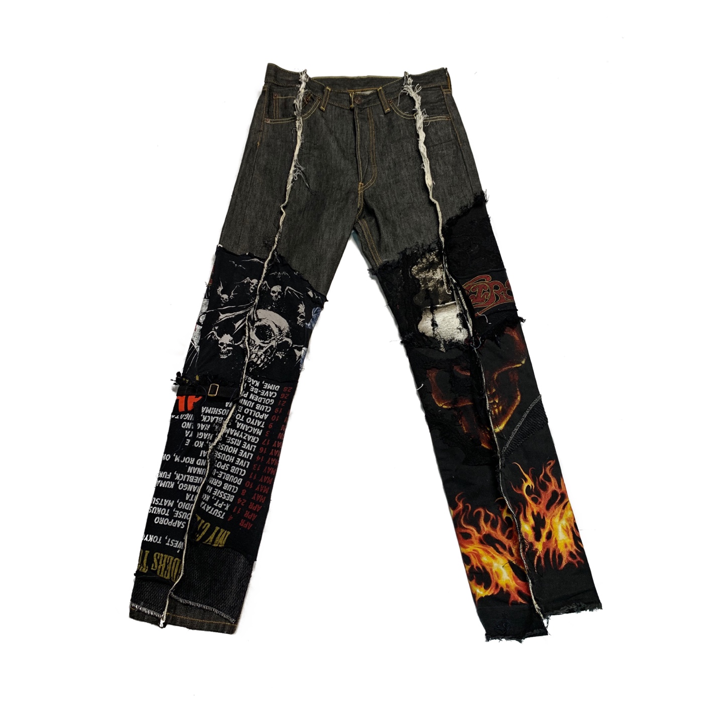 Funk punk patchwork jeans AP0049