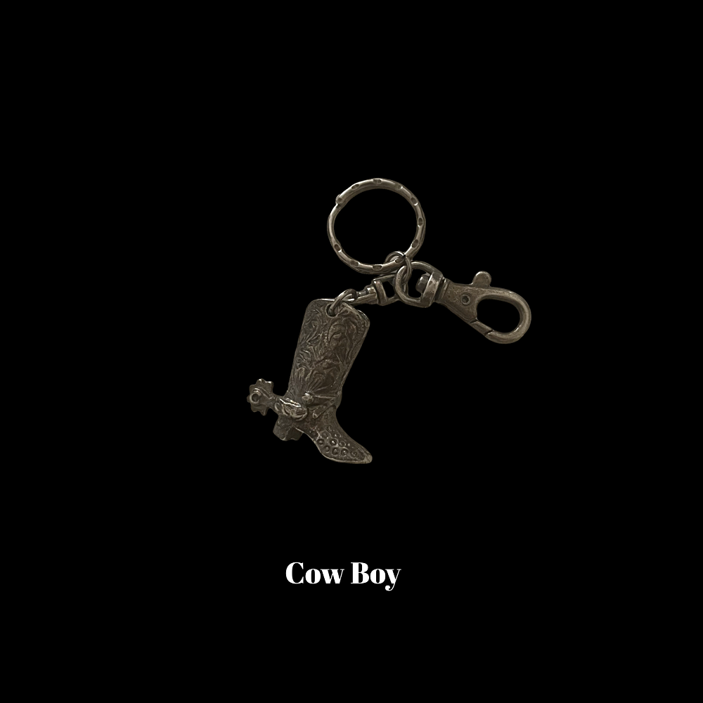 Western Boot Key Ring