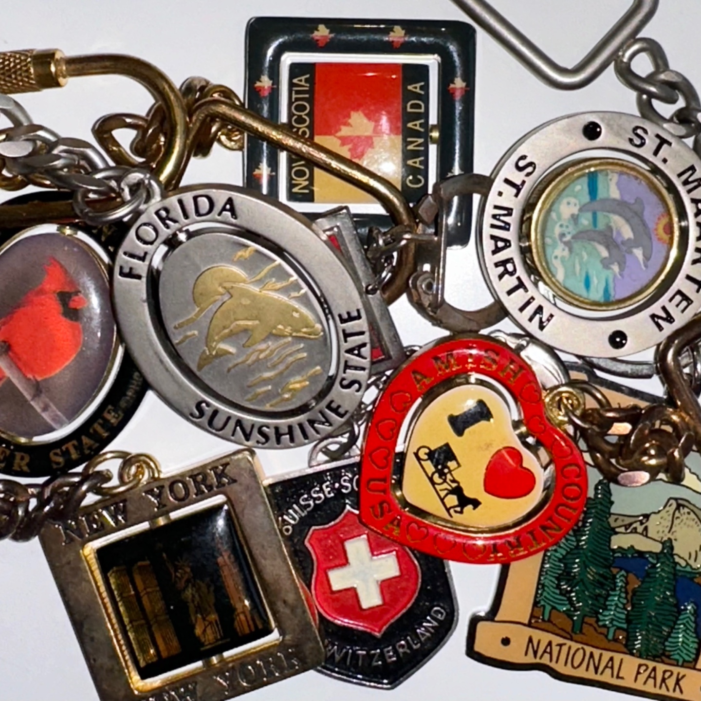 Vintage 90's Keyring 002