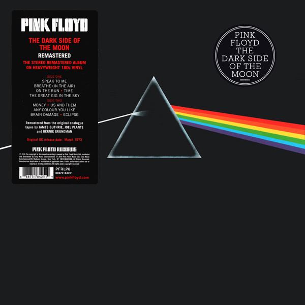 Pink Floyd 핑크 플로이드 The Dark Side Of The Moon 180g Gatefold Lp Vinyl