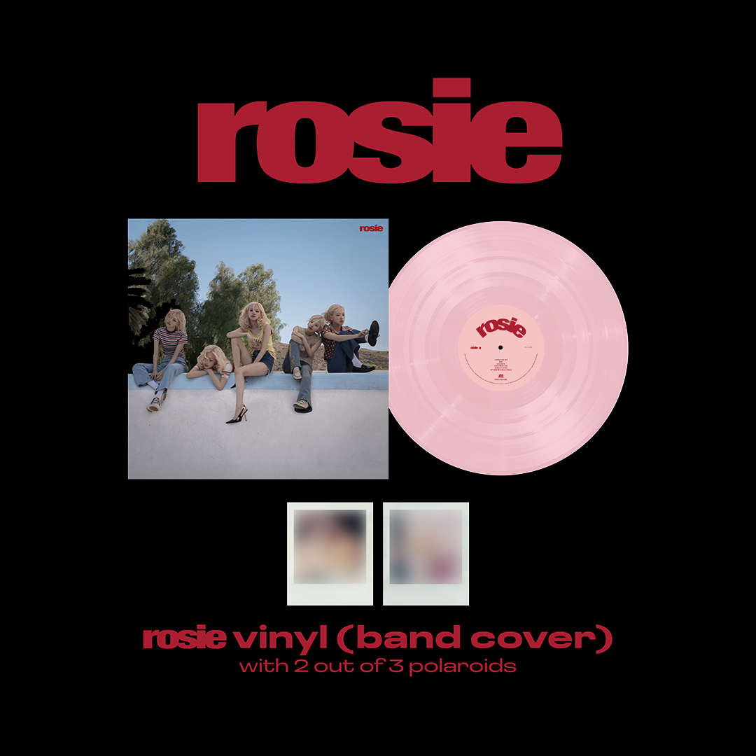 로제 ROSE lp - 1ST STUDIO ALBUM [ROSIE] [BAND COVER] (Pink Colored Vinyl)